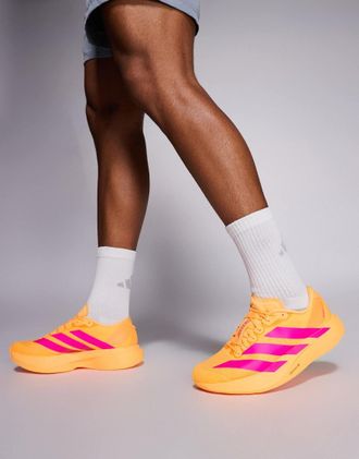adidas adidas Running - Adizero EVO SL - Sneaker in leuchtendem Orange und Pink