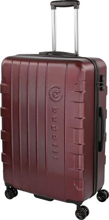 Bugatti Galatea Hartschalenkoffer 76x52x29,5 cm - 96L, 4 Rollen mit TSA Zahlenschloss, rot