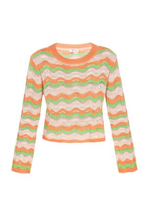 Izia Pullover Frauen orange mehrfarbig