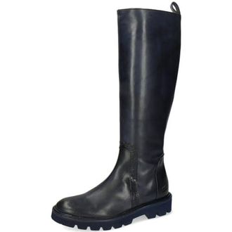 Melvin & Hamilton Femme Sally 161 Botte Haute Jusquau Genou, Bleu, 38 EU Étroit