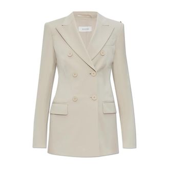 Sportmax Doppelreihiger Blazer Frizzo - - Jackets - Damen - Beige - S