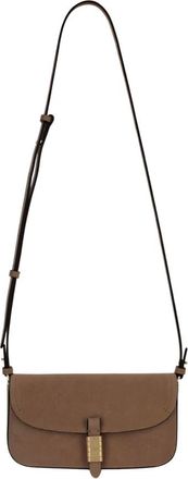 Pinko Pinko, Femme, Sacs, Brun, Taille: ONE Size Sac bandouli&egrave;re plat Saddle