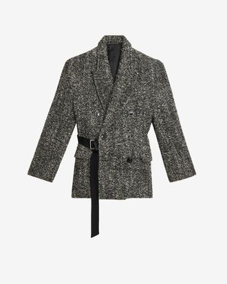 Isabel Marant Veste Ezzia - Femme - Noir Et &Eacute;cru - Taille36 - Isabel Marant