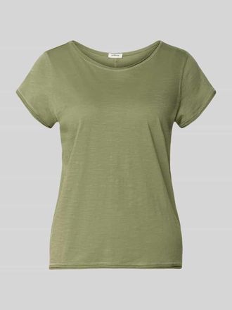 s.Oliver Red Label Regular Fit T-Shirt aus Baumwoll-Flammgarn