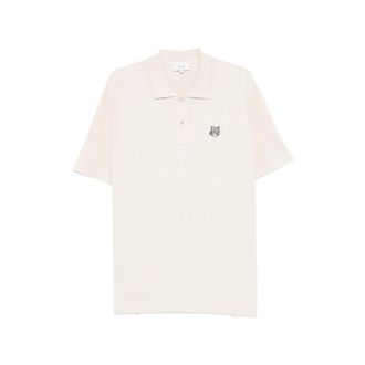 Maison Kitsun&eacute; Fox-embroidered Polo Shirt