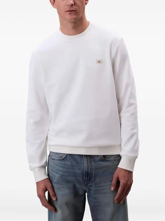 Calvin Klein sweat à patch logo - Blanc