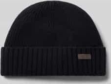 Barbour Beanie mit Logo-Patch