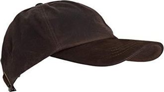Walker and Hawkes Casquette Stallington - Unisexe - 100% Coton ciré - visière en Cuir/suède - Taille Unique - Marron - Taille Unique