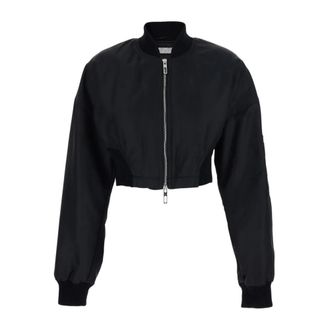 Sportmax Zipped Bomber Jacket - - Jackets - Damen - Schwarzk - M