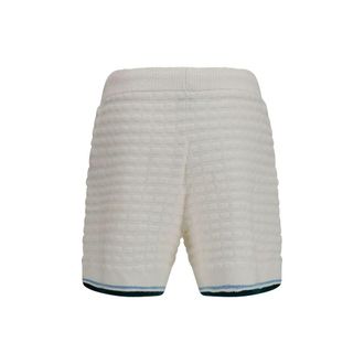 Casablanca Mens White Cotton Bermuda Shorts