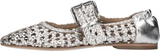 De Siena shoes Femme, Chaussures, Gris, Taille: 39 EU Ballerines en cuir