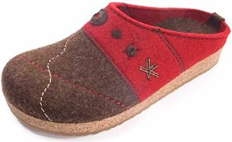 Haflinger Grizzly Tristan 731040, Chaussons pour Femme, Pointure:40 EU, La Couleur:Marron