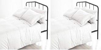 Catherine Lansfield Fantasy White Bettw&auml;sche 135x200+80x80 (Packung mit 2)