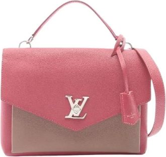 Louis Vuitton Pre-owned My Lockme Satchel Leather 2way Bag - Femme - Pre-owned - Rose - Taille: ONE Size