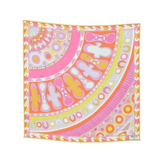 Pucci Femme, Accessoires, Multicolore, Taille: ONE Size Foulard Carr&eacute; en Soie