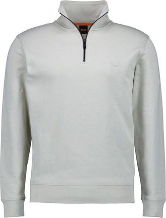 Boss Orange by Hugo Boss BOSS Orange Herren Sweatshirt grau Baumwolle unifarben