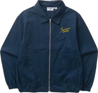 Service Works Homme, Vestes, Bleu, Taille: XL Twill Work Jacket