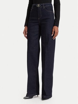 Liu Jo Jeans UF6088 D0264 Dunkelblau Flared Leg