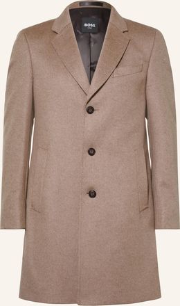 HUGO BOSS Wollmantel Hyde braun