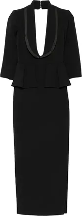 Elisabetta Franchi Robe Au Genou - Noir