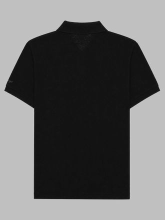 Kenzo Mens Polo Shirt Jumping Tiger Black Cotton T-shirts And Polos