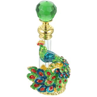 Holibanna Sewroro Nachf&uuml;llbare Vintage Parf&uuml;mflasche 4 ml aus Glas Tragbare Flasche f&uuml;r &Auml;therische &Ouml;le und Lotionen Dekorative Duftflasche im Antik Look f&uuml;r Rei