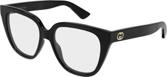 Gucci Geometrischer optischer Rahmen - - Accessories - unisex - Schwarzk - 53 MM