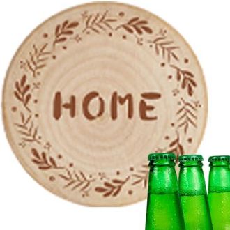 Generic Ouvre-bouteille magn&eacute;tique pour r&eacute;frig&eacute;rateur, ouvre-bo&icirc;te manuel | Gadget de cuisine cool en bois pour r&eacute;frig&eacute;rateur camping-car pour un rangement pr