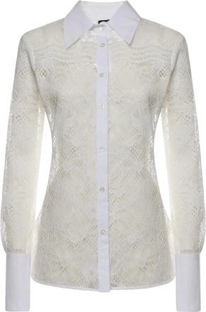 Pinko Pinko, Femme, Blouses et Chemises, Blanc, Taille: 36 FR Chemises