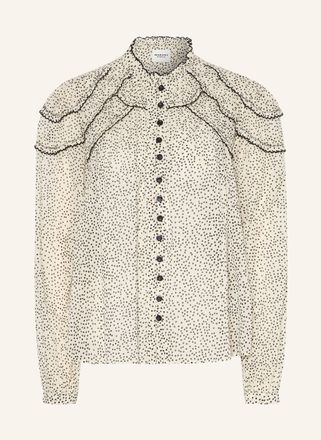 Isabel Marant Marant &Eacute;toile Bluse Christa Mit R&uuml;schen schwarz