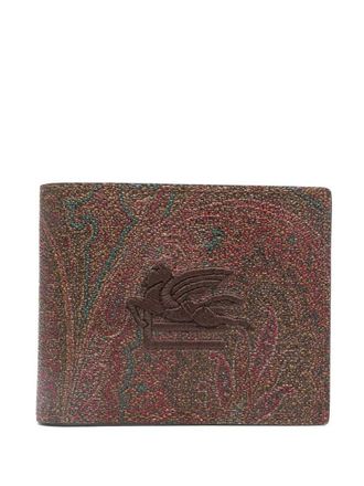 Etro Etro Pagaso Portefeuille Avec Imprim&eacute;