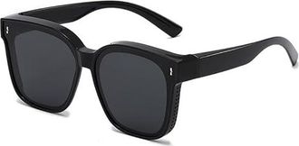 Generic Fitover Lunettes de soleil modernes - Design léger pour activités de plein air et conduite, Noir