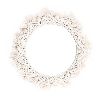 Cabilock Einfacher Dekorativer Wandspiegel Aus Acryl Mit Spiegel-Teppich Sicherem Material Vielseitig F&uuml;r Wohnzimmer Schlafzimmer Bad Praktischer Make-up Spieg