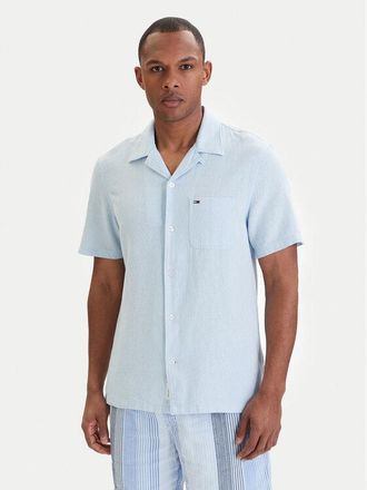 Tommy Jeans Hemd DM0DM23058 Himmelblau Regular Fit