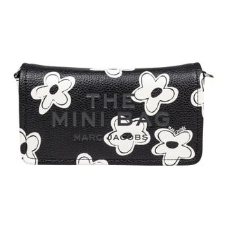 Marc Jacobs Blumenmuster Mini Leder Tasche - - Bags - Damen - Schwarzk - ONE SIZE
