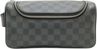 Louis Vuitton Pochette de voyage Damier Graphite Pre-owned - Homme - Pre-owned - Noir - Taille: ONE Size
