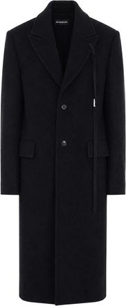 Ann Demeulemeester Manteau Au Genou - Noir