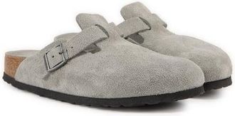 Birkenstock Mules Boston en cuir su&eacute;d&eacute;
