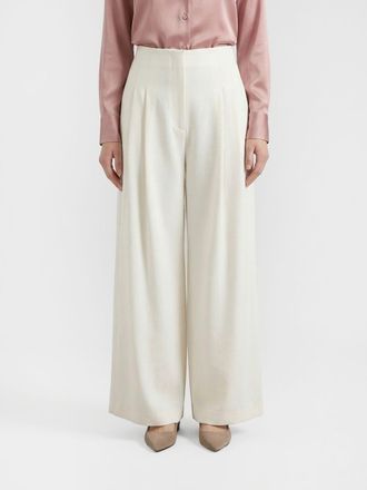 Brunello Cucinelli Pantalon BRUNELLO CUCINELLI Femme couleur Beurre