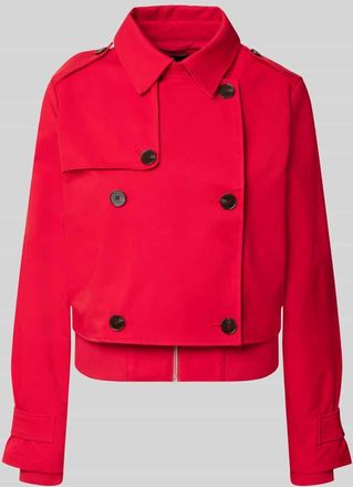 Monari Kurzer Trenchcoat mit &Auml;rmelriegeln