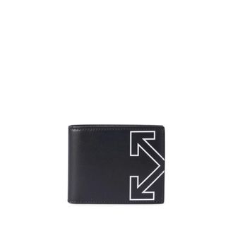 Off-white Homme, Accessoires, Noir, Taille: ONE Size Portefeuille Heritage avec motif fl&egrave;che