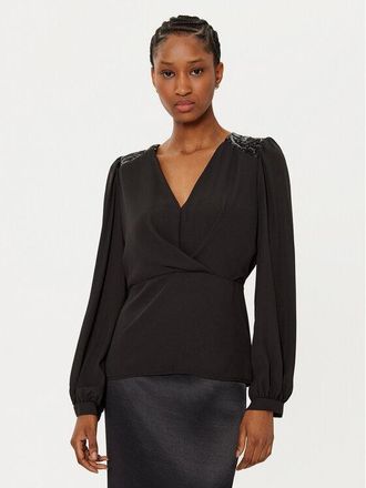 Rinascimento Rinascimento Bluse CFC0019730002 Schwarz Regular Fit