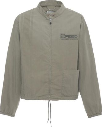 Maison Margiela Homme, Vestes, Vert, Taille: L Veste en coton &agrave; col rond