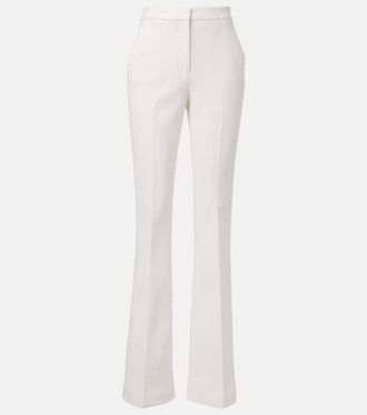 Rebecca Vallance High-Rise-Schlaghose Rory aus Cr&ecirc;pe