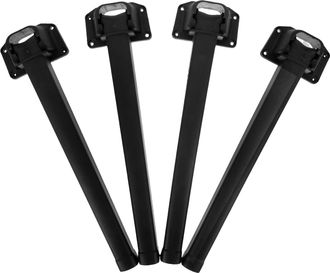 Valiclud 4 Stck Klappbare Tischbeine aus Stabilem Kunststoff Faltbare Robuste Ersatzbeine für Schreibtisch Computertisch Vielseitig Einsetzbar Einfache Montage