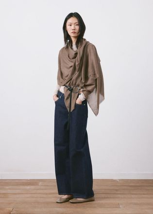 Mango Gerade Jeans mit niedriger Bundh&ouml;he blau - Damen - 32 - MANGO