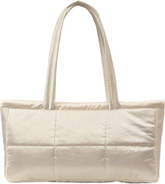 Generic Sac &agrave; main rembourr&eacute; en coton pour femme - Grande capacit&eacute; - Sac &agrave; bandouli&egrave;re avec poign&eacute;e sur le dessus - Pour voyage, shopping, usage quotidien, bl