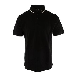 Armani Mercerised Piqu&eacute; Polo Shirt - - Tops - Herren - Schwarzk - XL