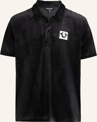 True Religion Poloshirt schwarz