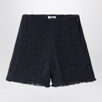 Il Gufo Blue tweed shorts